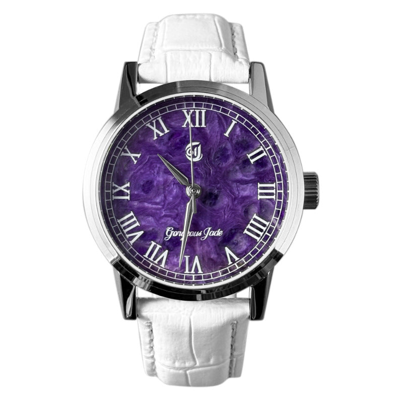 Gorgeous Jade MY250528 8215 Movement Charoite Dial Watch – omniwatches